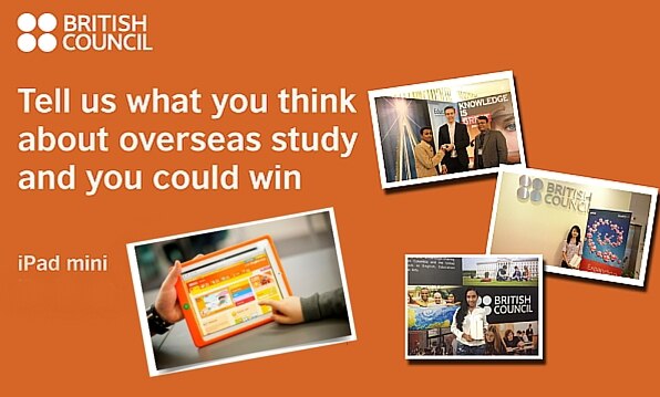 Complete our survey for a chance to win iPad mini! | British Council